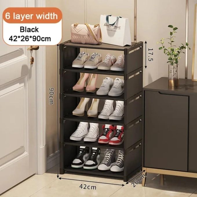 Generic Shoes Rack Adjustable Tall Shoe Storage Hold Of