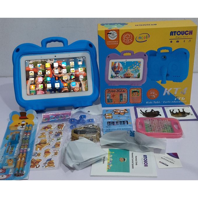 Atouch KT4 Pro 8GB RAM 256gb ROM Pre Installed Kids Educational Tablet ...