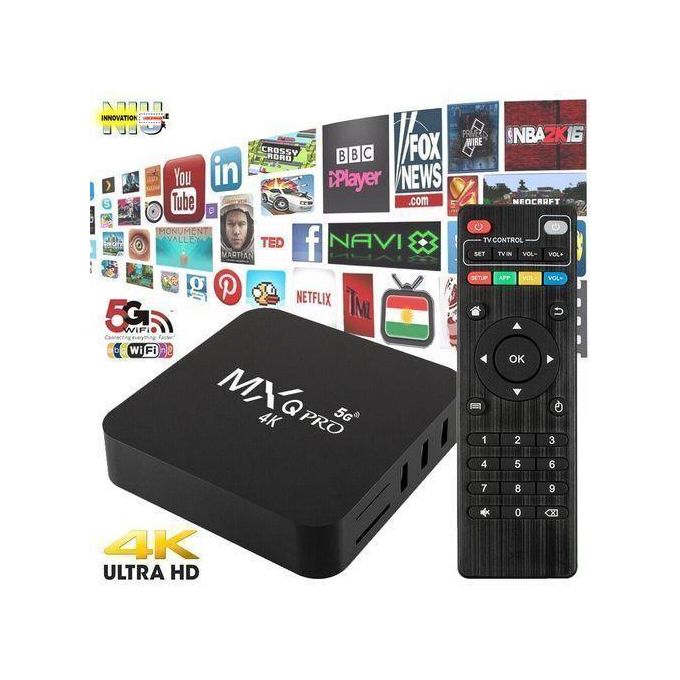 Generic 100% Smart Android Tv Box MXQ PRO 5G 4K Ultra HD