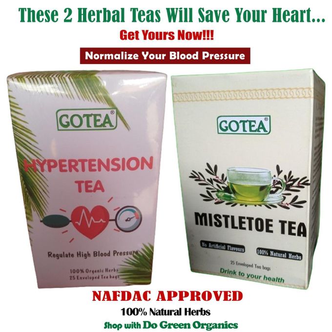 Gotea Hypertension Tea + Mistletoe Tea - The Hypertension Champions ...