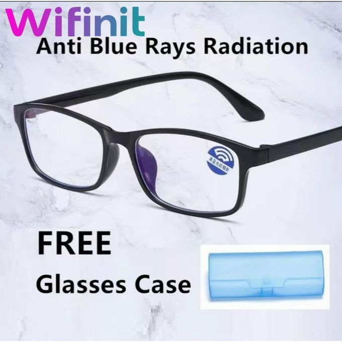 Generic Anti Blue Rays Radiation Computer Glasses+ Free Glasses Case ...