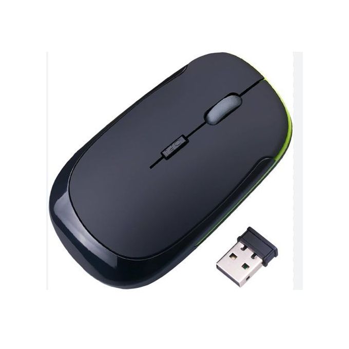 Hp Thin USB Optical Wireless Mouse 2.4G Receiver Super Slim Mouse For ...