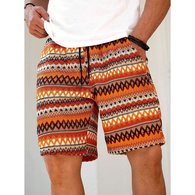 Fashion MULTI-COLOR MEN'S BREATHABLE SHORTS! Elastic Waist