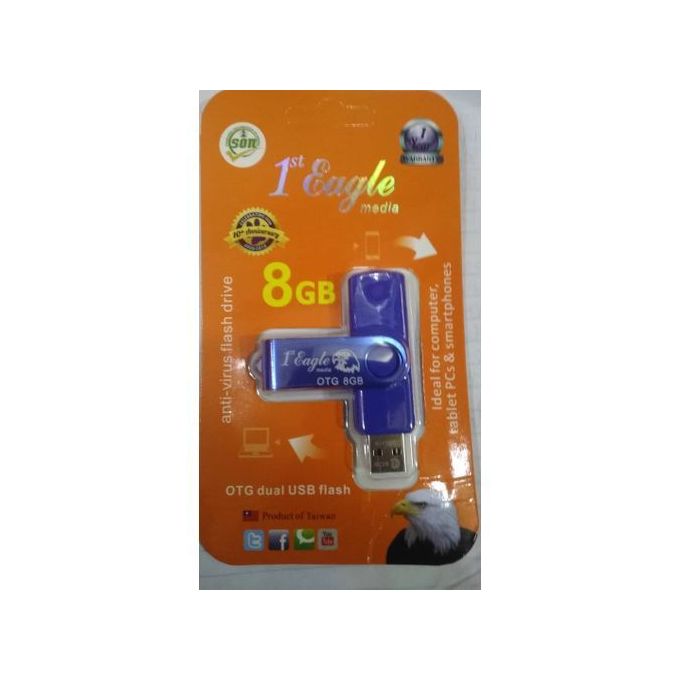 Eagle 1st Eagle 8gb Flash Drive - Blue