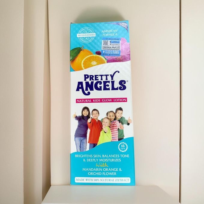 Generic Pretty Angels Natural Kids Glow Lotion with sunburn