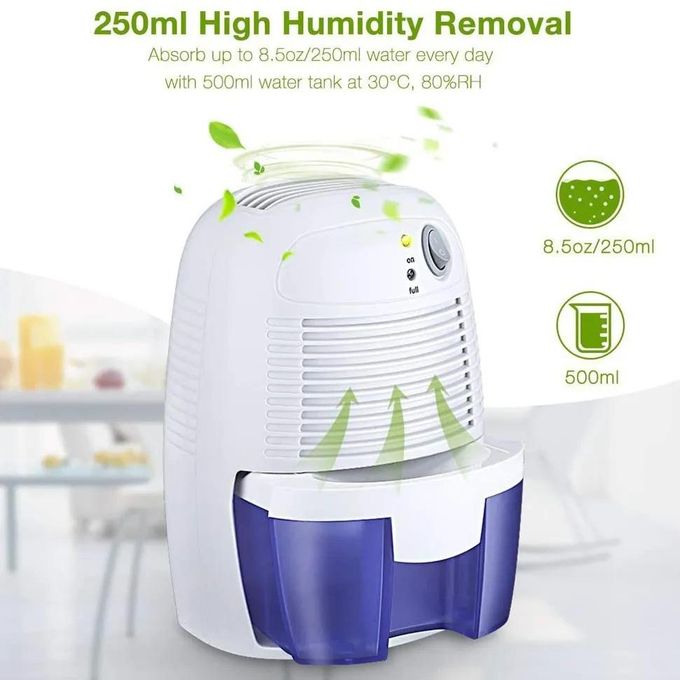 Generic Mini Dehumidifier USB Rechargeable: 500ml Portable