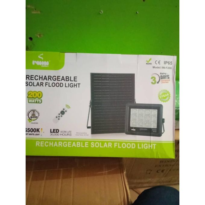 Generic Iwin 200watt Solar led Flood Light | Jumia Nigeria