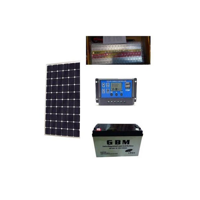 Generic 2KW Solar Power Supply Pack For Small Homes