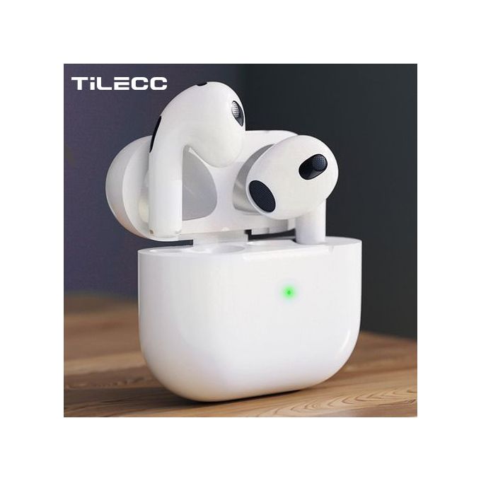 TiLECC Air Pro 4 TWS Touch Sensor Bluetooth Headset - White