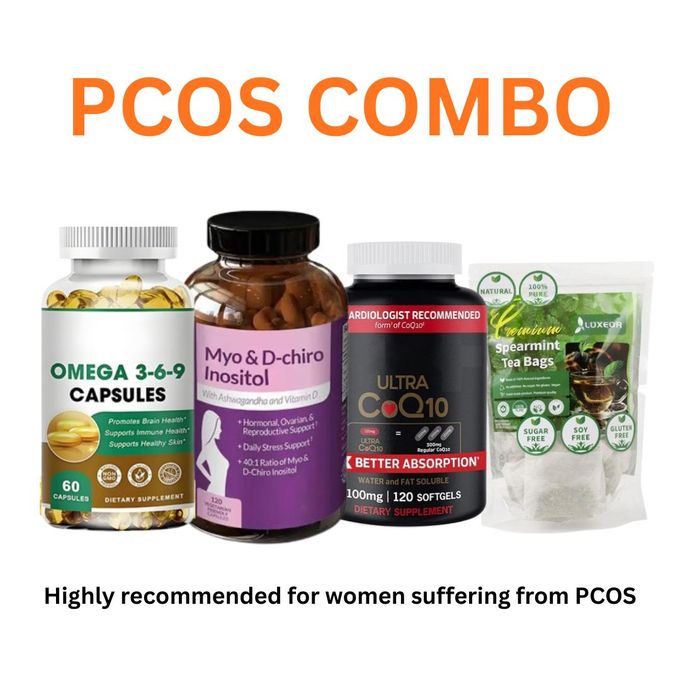 PCOS Nutrition PCOS Support Combo for Hormonal Balance and