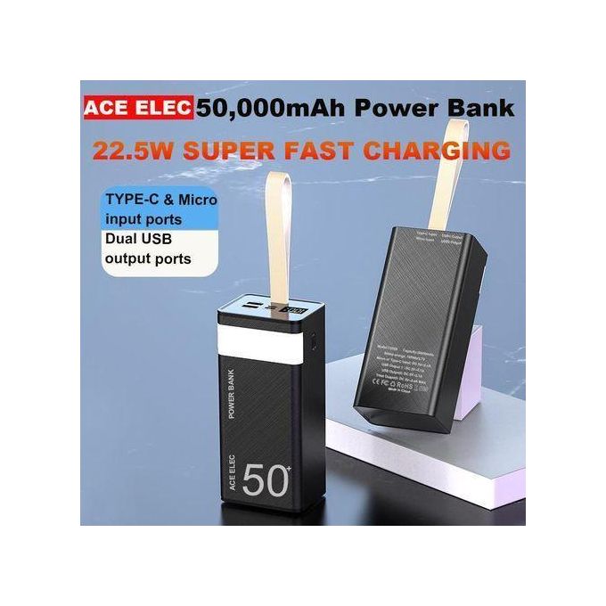 Ace Elec Ace Eleć 50000 MAh Power Banks With LED Light Portable | Jumia ...