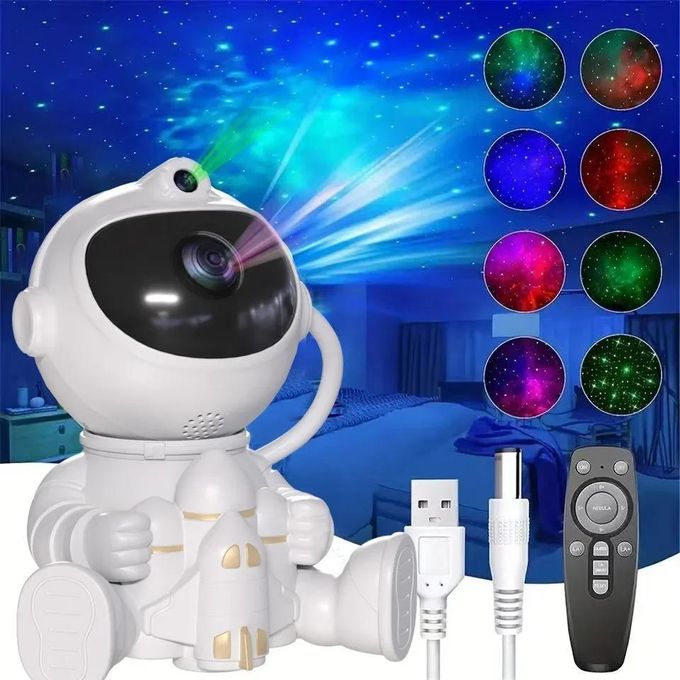 Generic Galaxy Star Projector Night Light Astronaut Starry Sky ...