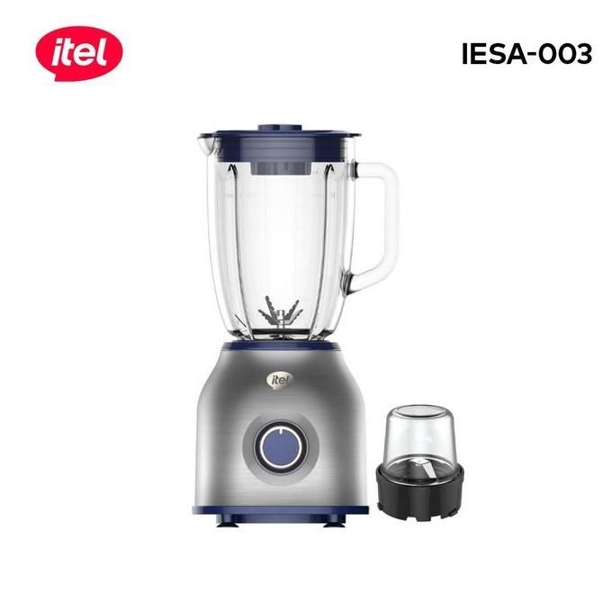 itel 800W 1.8 Litres 2 In 1 M3 Blender (IESA-003) - Blue