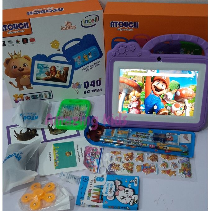Atouch Q40 Educational Kids Tablet 256GB ROM, 8GB RAM, 7" WiFi Only ...