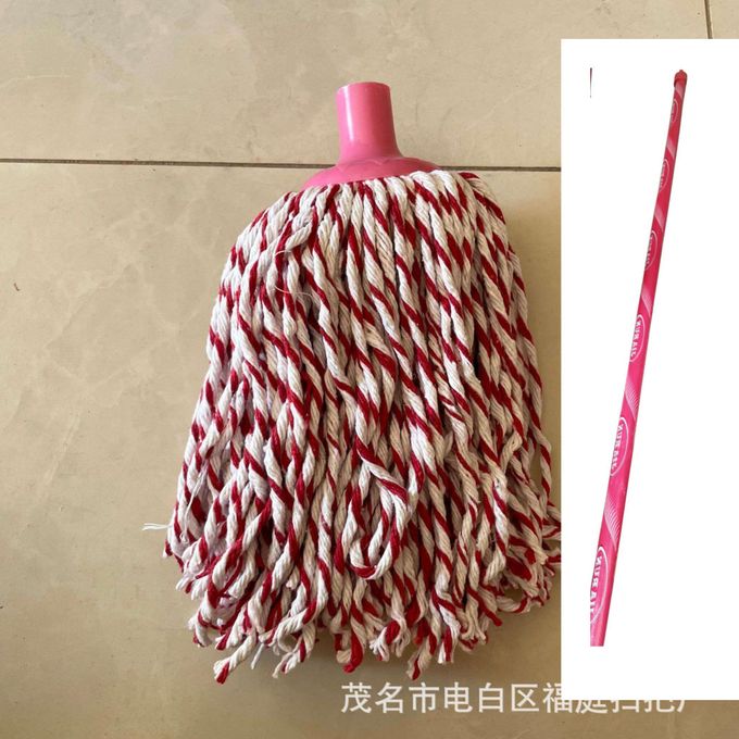 Generic Pure cotton thread mop & stick