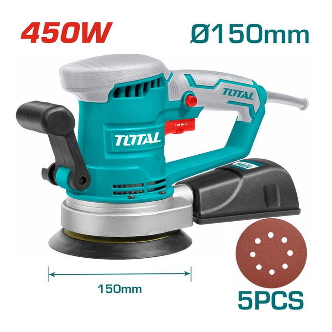 TOTAL RANDOM ORBIT ROTARY SANDING MACHINE 6"