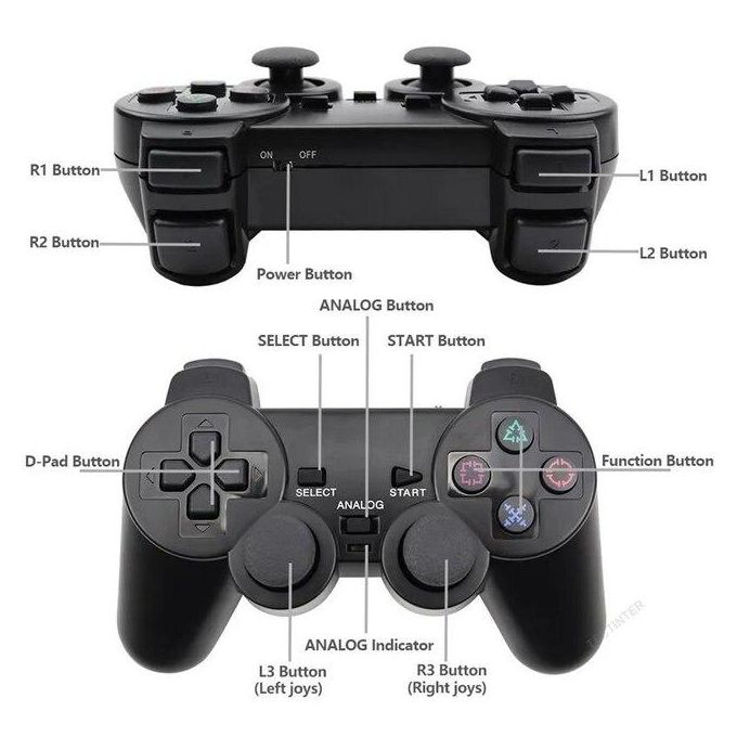 Generic Wireless Controller For PS2 PS1 Gamepad Dual Shock For 2 Joypad Joystick Controle USB PC Game Console Jumia Nigeria