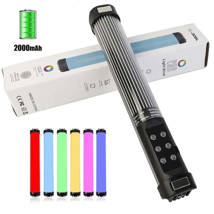 Generic Portable RGB TUBE LED Light Stick RL-30SL FOR LIVE