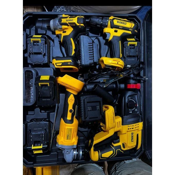 Dewalt 4 in 1 Set of Power Tools , Drill machine ,Hammer Drilling ...