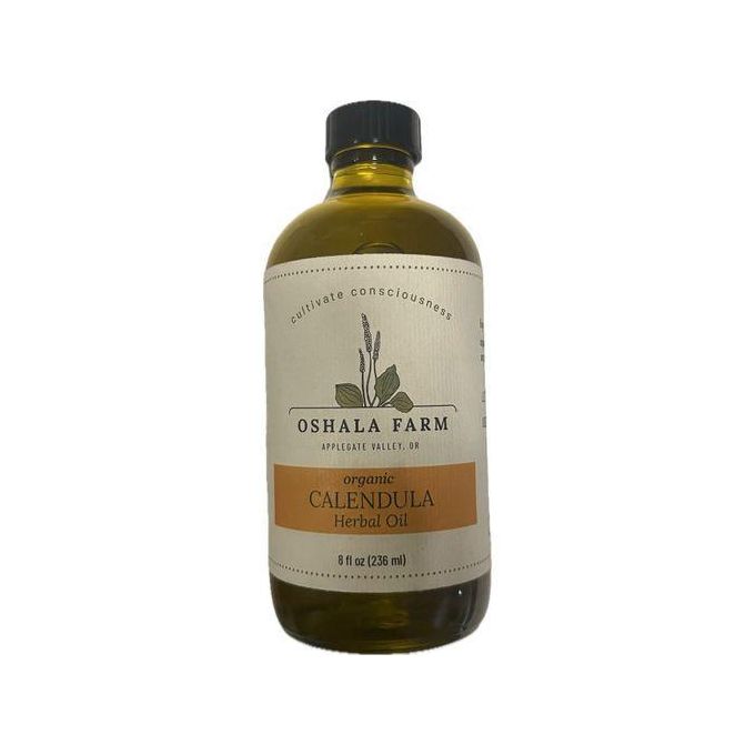 Oshala Farms Calendula Oil 8oz 236ml Hand-harvested