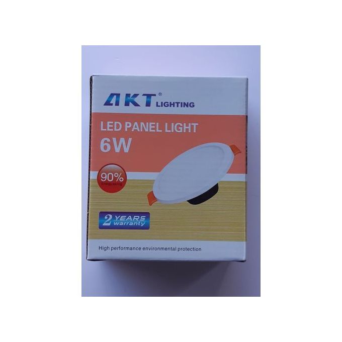AKT 6W AKT POP PANEL LED LIGHT 6 Watts Pop White Round
