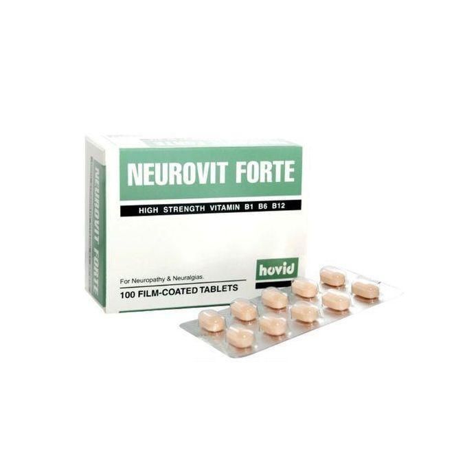 Hovid Neurovit Forte Tablet X 100 Film Coated Tablets