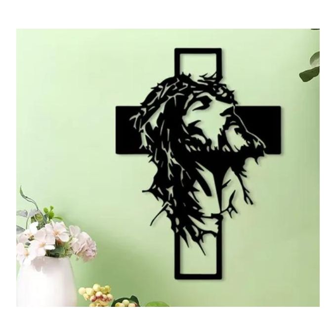 Generic Wall mural home decor featuring a cross design with