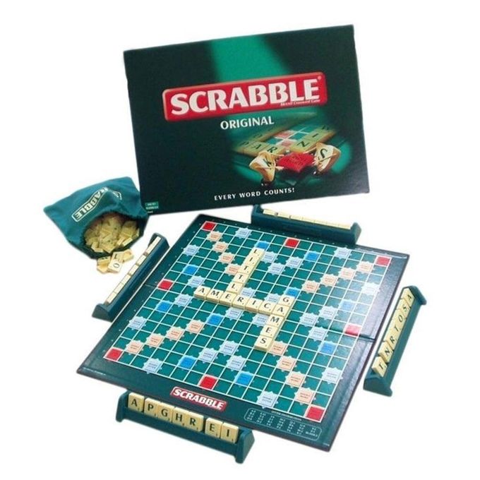 Generic Scrabble Family Word & Spelling Game Board