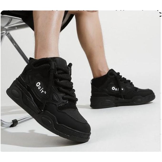 Fashion CHUNKY QUALITY Ogiy Shoes- Black