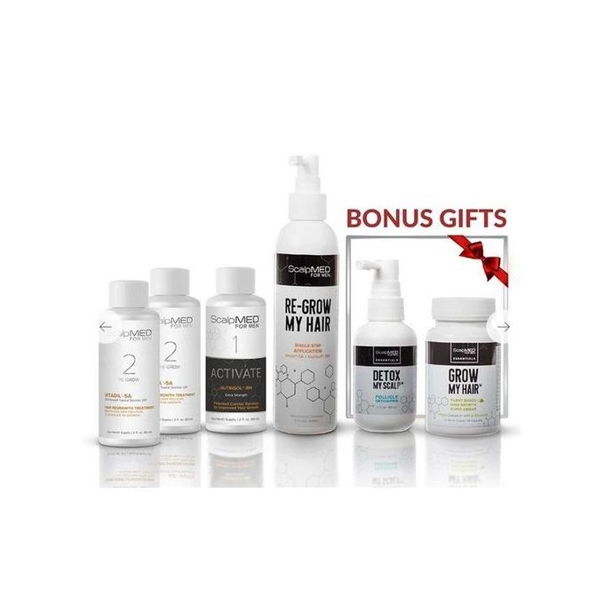 PATENTED HAIR REGROWTH SYSTEM FOR MEN Minoxidil