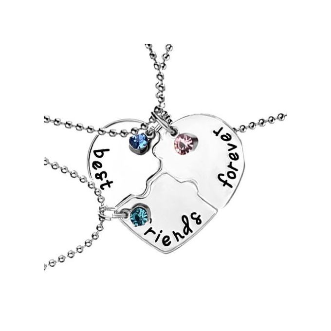 Fashion Best Friend 4 Piece Necklace Women Jewelry BFF Friendship Pendant Neck Chain Jumia Nigeria