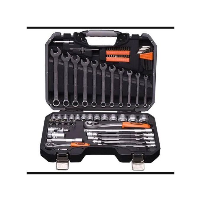 Generic PROFESSIONAL 77PCS 1/2"&1/4" Dr. Socket Set