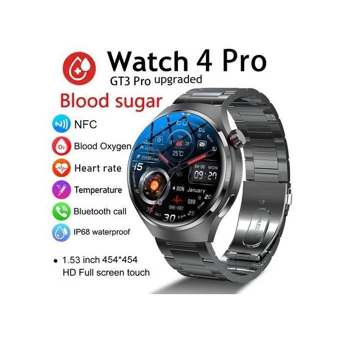 Generic GPS Smart Watch GT4 Pro NFC IP68 Waterproof Blood Smartwatches ...