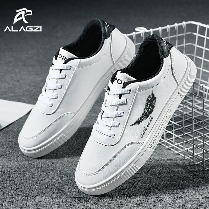 ALagzi Men's Trendy Casual Sneakers - White