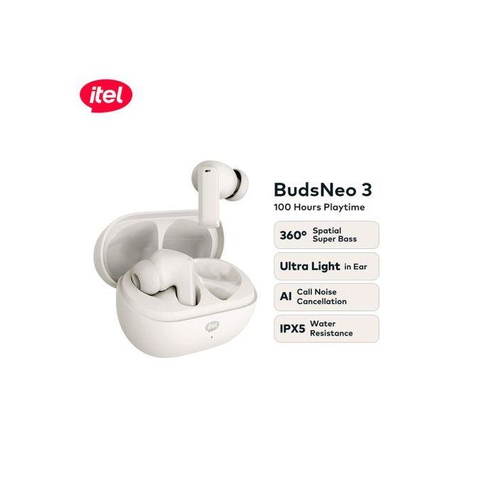 itel TWS BUDSNEO 3 Earbuds Earpods BUDS NEO 3 100Hours ENC