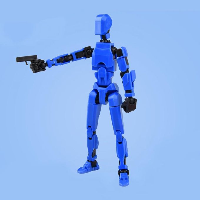 Generic Articulated Robot Action Figure Toy Kit - Poseable