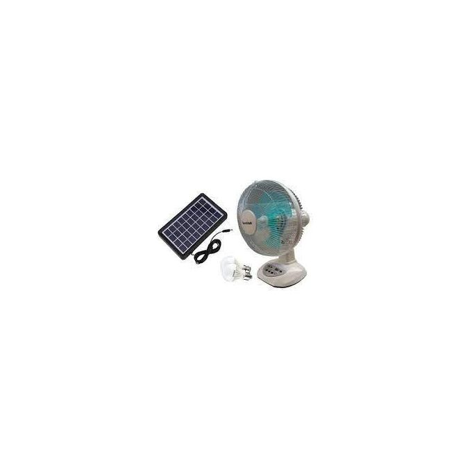 Duravolt Rechargeable Table Fan With Solar Panel | Jumia Nigeria