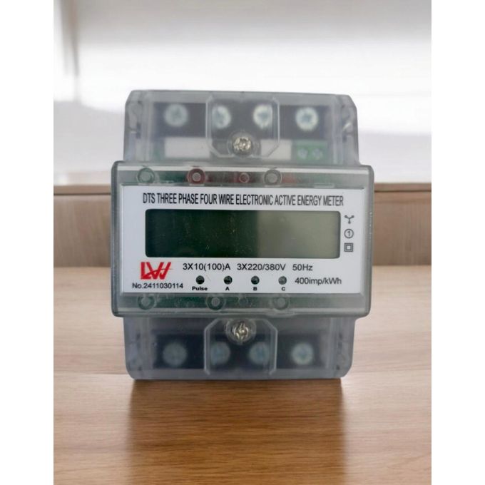Generic Energy Power KWh Three Phase Check Meter 3P + N 100A