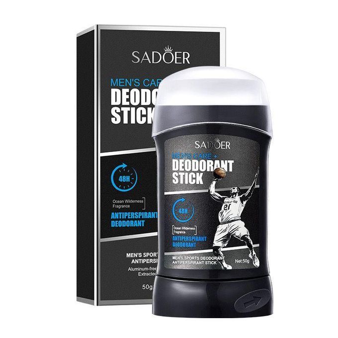 SADOER Men's Anti-Odour Deodorant Stick, Long-Lasting 48H