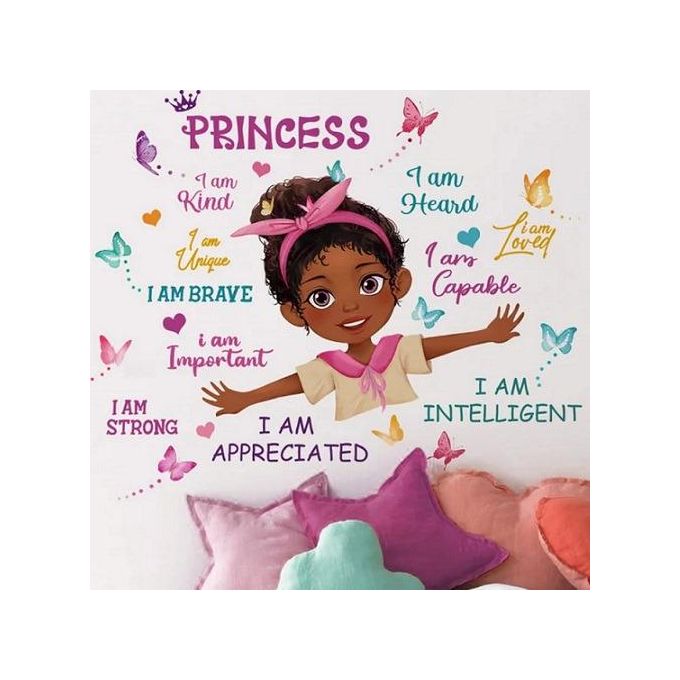 Generic Princess Inspirational And Affirmations Wall Decal