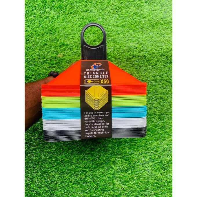 Generic Triangle Disc Cone for Agility Training (50 Pcs). | Jumia Nigeria