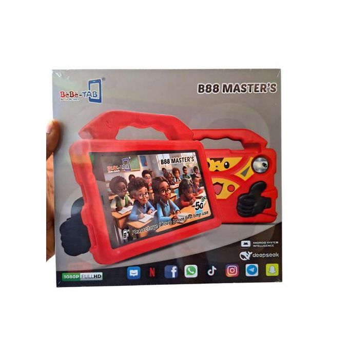 BEBE TAB B88 Masters Kids Tablet 8" Display, 6/256GB
